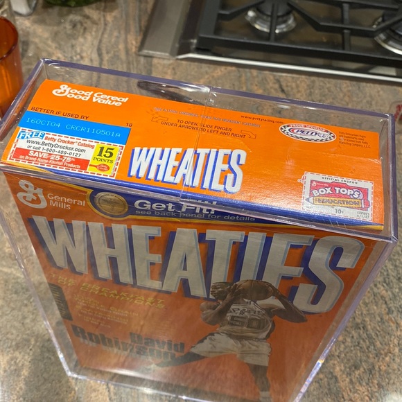 Accents | David Robinson Unopened Wheaties Box In Acrylic Display Case ...